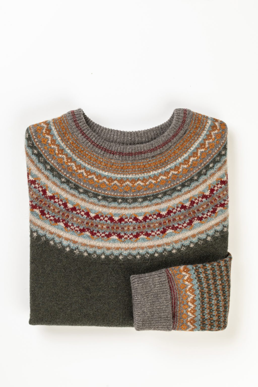 Eribe Knitwear – Ladies Alpine Sweater-Piccalilli – The Jail Dornoch