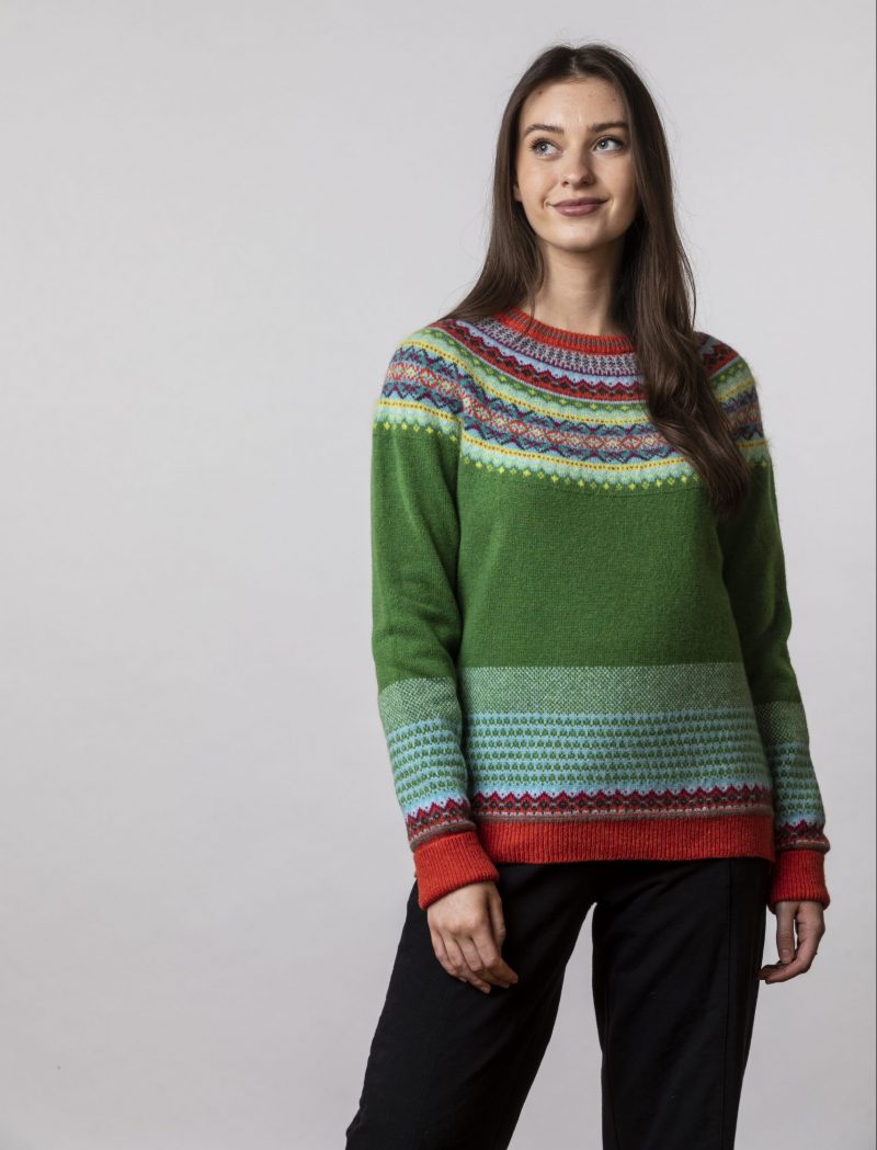 Eribe Knitwear – Ladies Alpine Sweater-Piccalilli – The Jail Dornoch