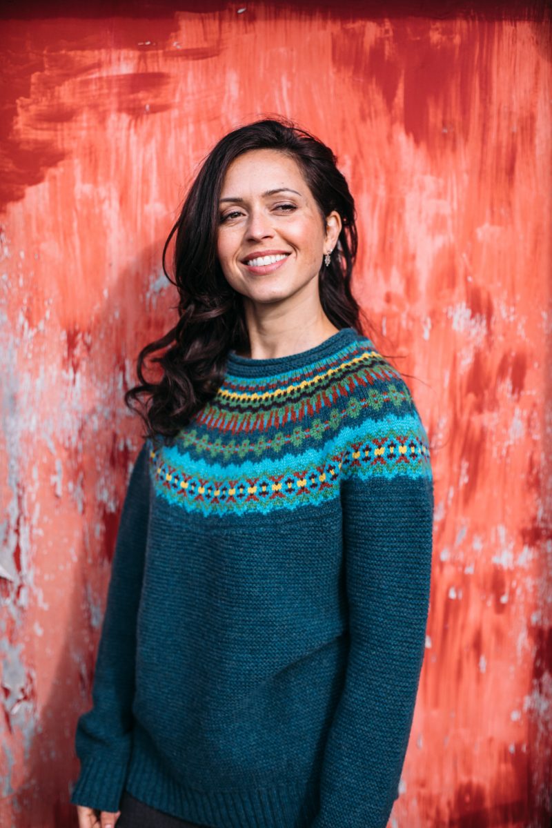 Eribe Knitwear – Ladies Alpine Sweater-Piccalilli – The Jail Dornoch